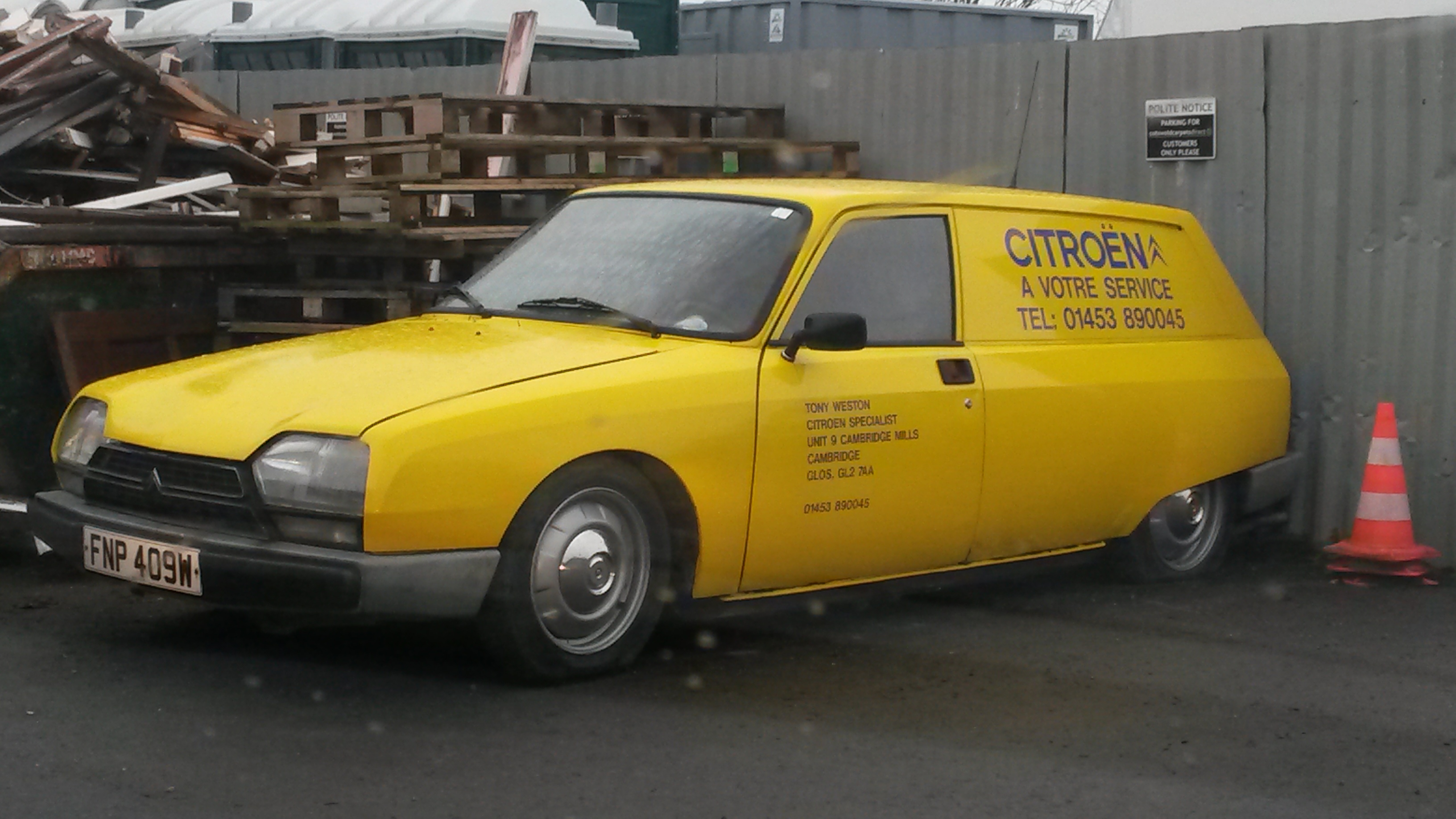 Citroen GSA Service Van – Tony Weston – HubNut – celebrating the average!